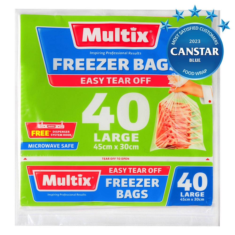 Multix Freezer Bags Large 40 pack - Multix