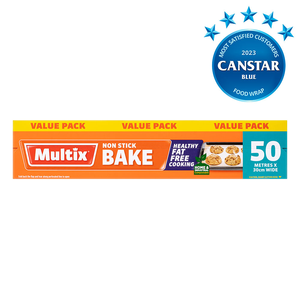 Multix Non Stick Bake 50m x 30cm - Multix