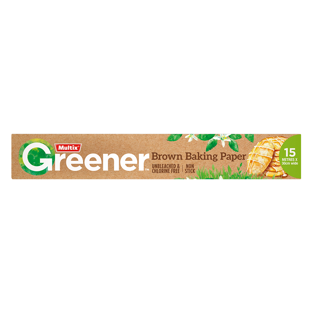 Multix Greener Brown Baking Paper 15m x 30cm - Multix